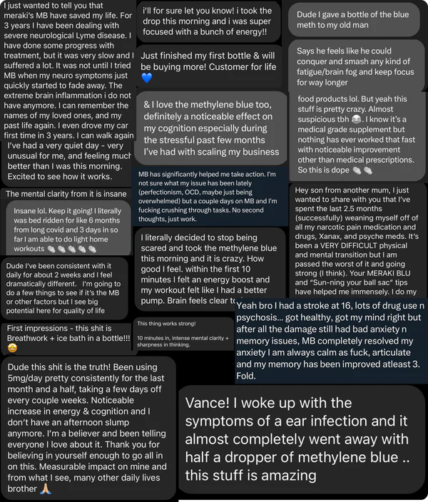 Meraki Blu USP Grade Methylene Blue 150mg | mandi-mart