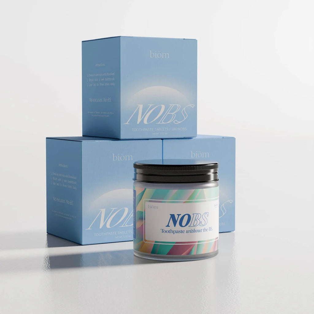 NoBS Flouride Free Toothpaste 186 Tablets (3 Months) | mandi-mart