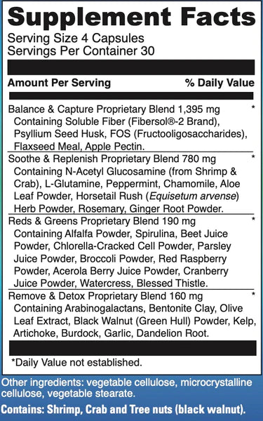 Gut Binder (Sweet Tasting) 120 Capsules | mandi-mart