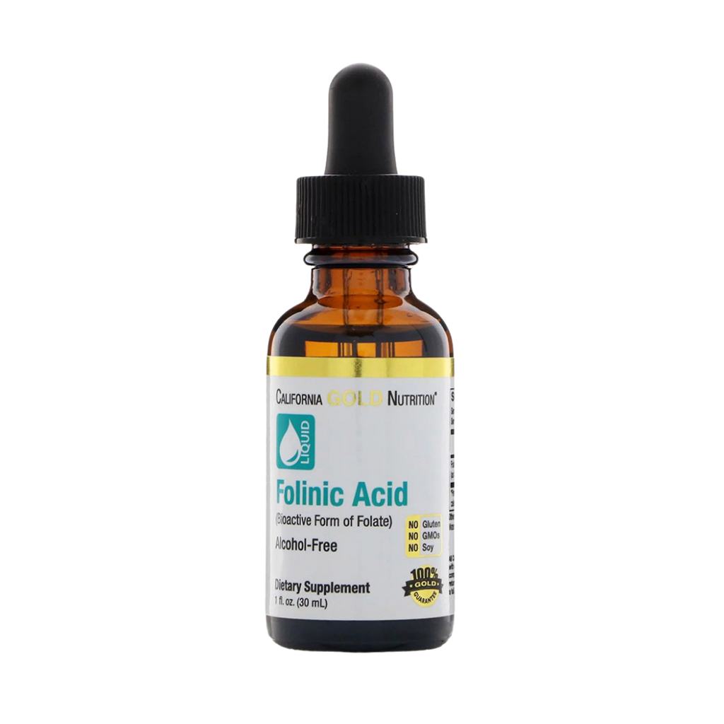 Folinic Acid 30mls (Alcohol Free) by California Gold Nutrition | mandi-mart