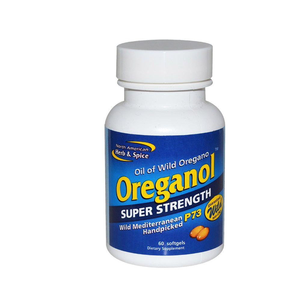 P73 Oreganol SUPER STRENGTH 60 Capsules by North American Herb + Spice ...